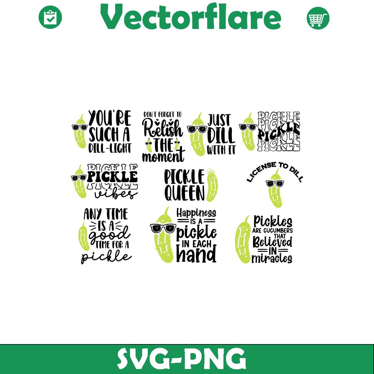 Pickle SVG, Pickle Png, Pickles Svg, I'm Kind of a Big Dill | Inspire ...