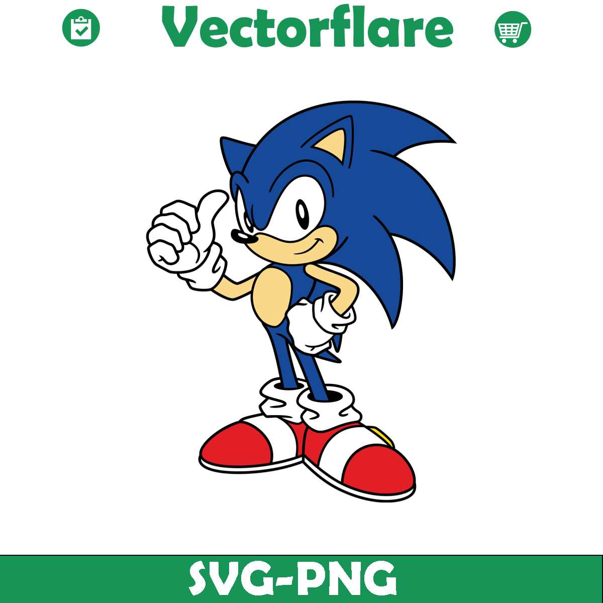 Sonic The Hedgehog SVG | Inspire Uplift