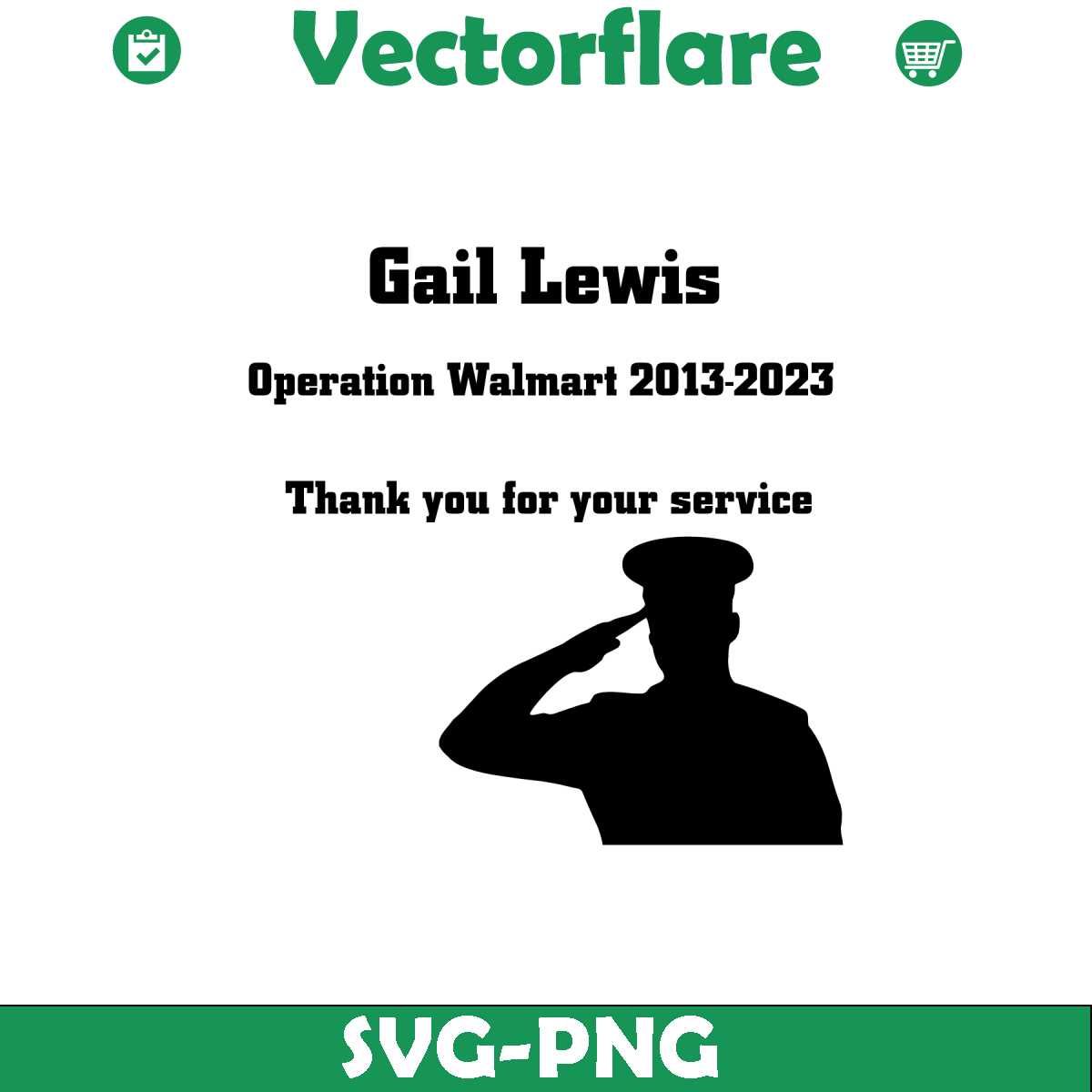 Gail Lewis Operation Walmart SVG | Inspire Uplift