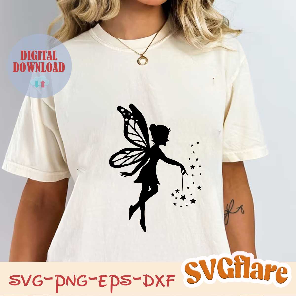 Fairy Svg I Fairy Svg, Tinkerbell Svg, Princess Svg, Fairy C | Inspire ...