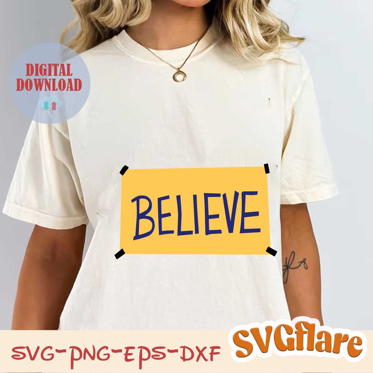 Ted Laso Believe Sign Svg Png Vector High Resolution Digital - Inspire ...