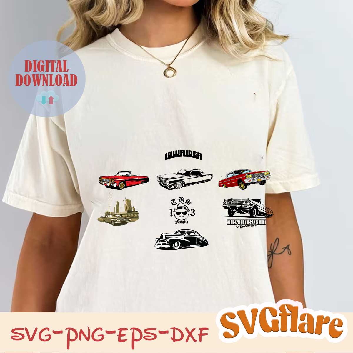 Lowrider Svg, Lowrider Vector, Lowrider Cutfile, Lowrider Cl | Inspire ...