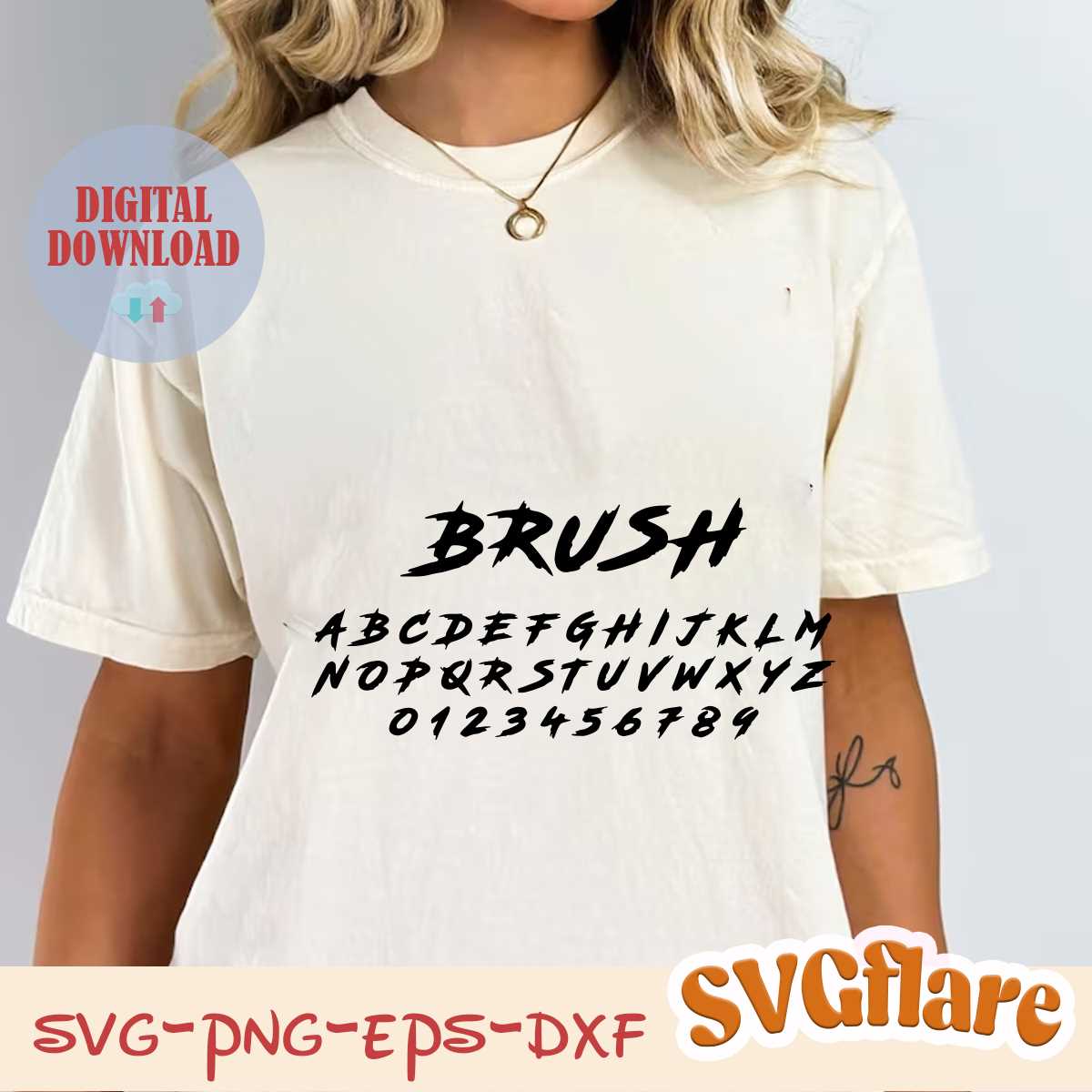 Brush Alphabet svg Savage Alphabet svg eps dxf svg silhoue - Inspire Uplift