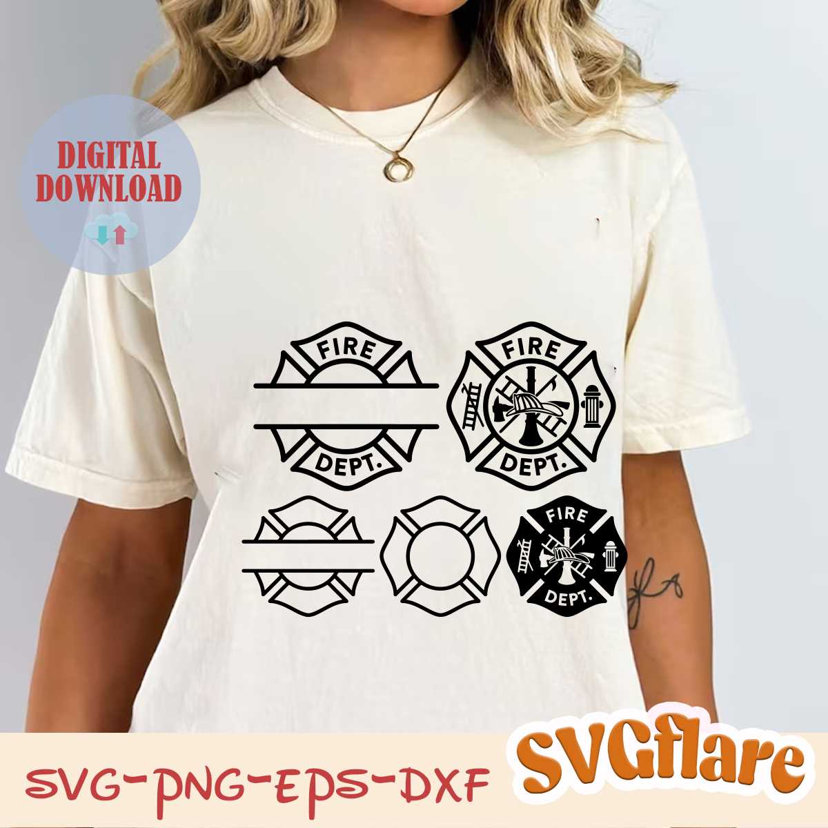 Fire Department SVG, Firefighter Svg, Fireman Svg, Fire Resc - Inspire ...