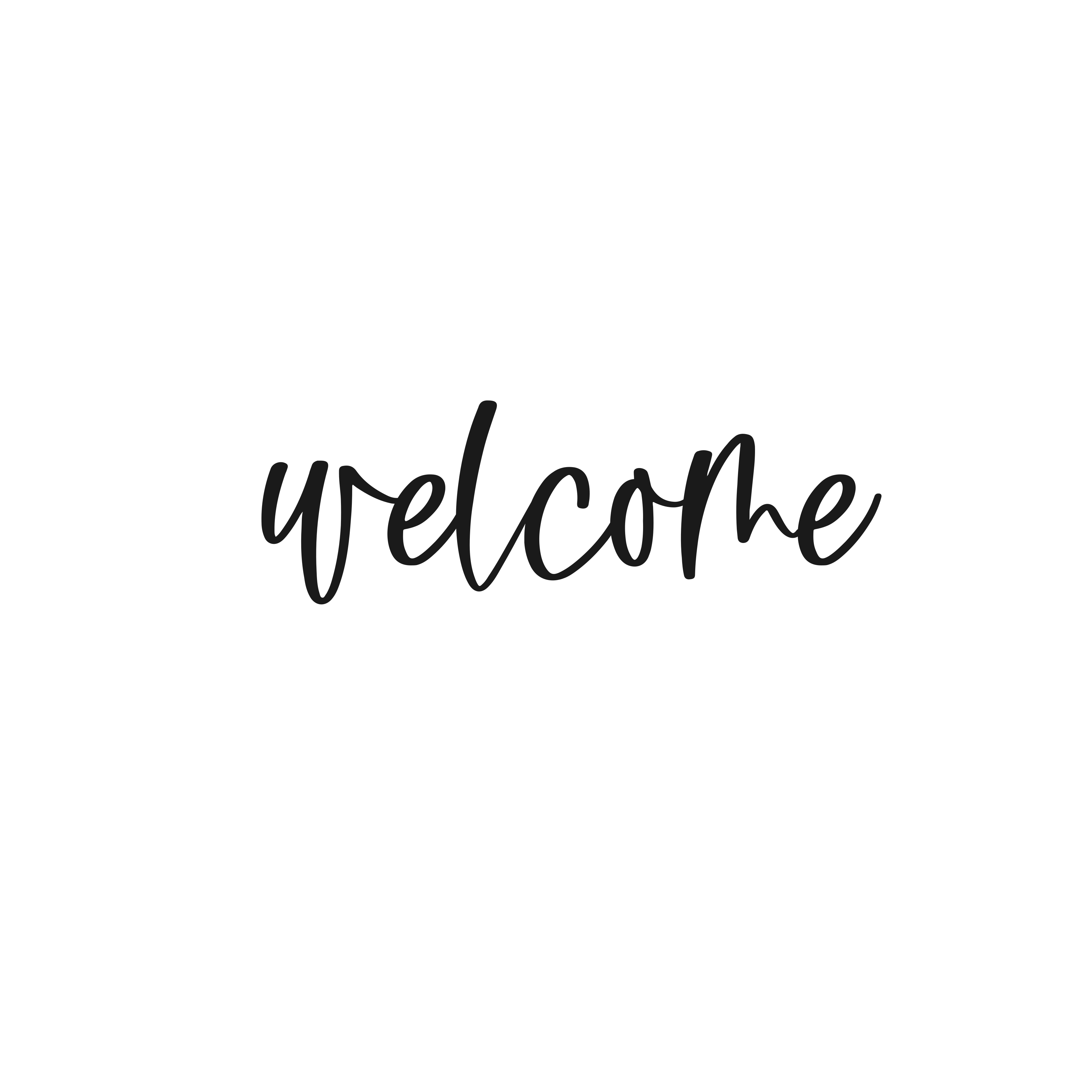 Welcome SVG, Welcome Cut File, Png File | Inspire Uplift