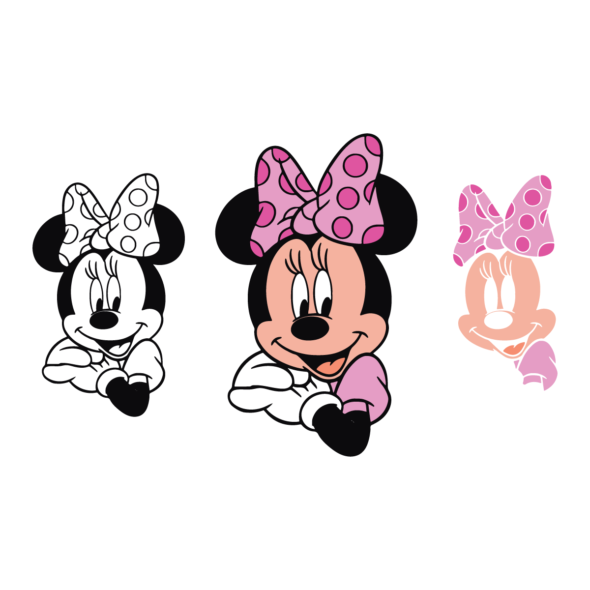 Minnie Mouse svg,minnie mouse clipart svg png dxf pdf jpg, m | Inspire ...