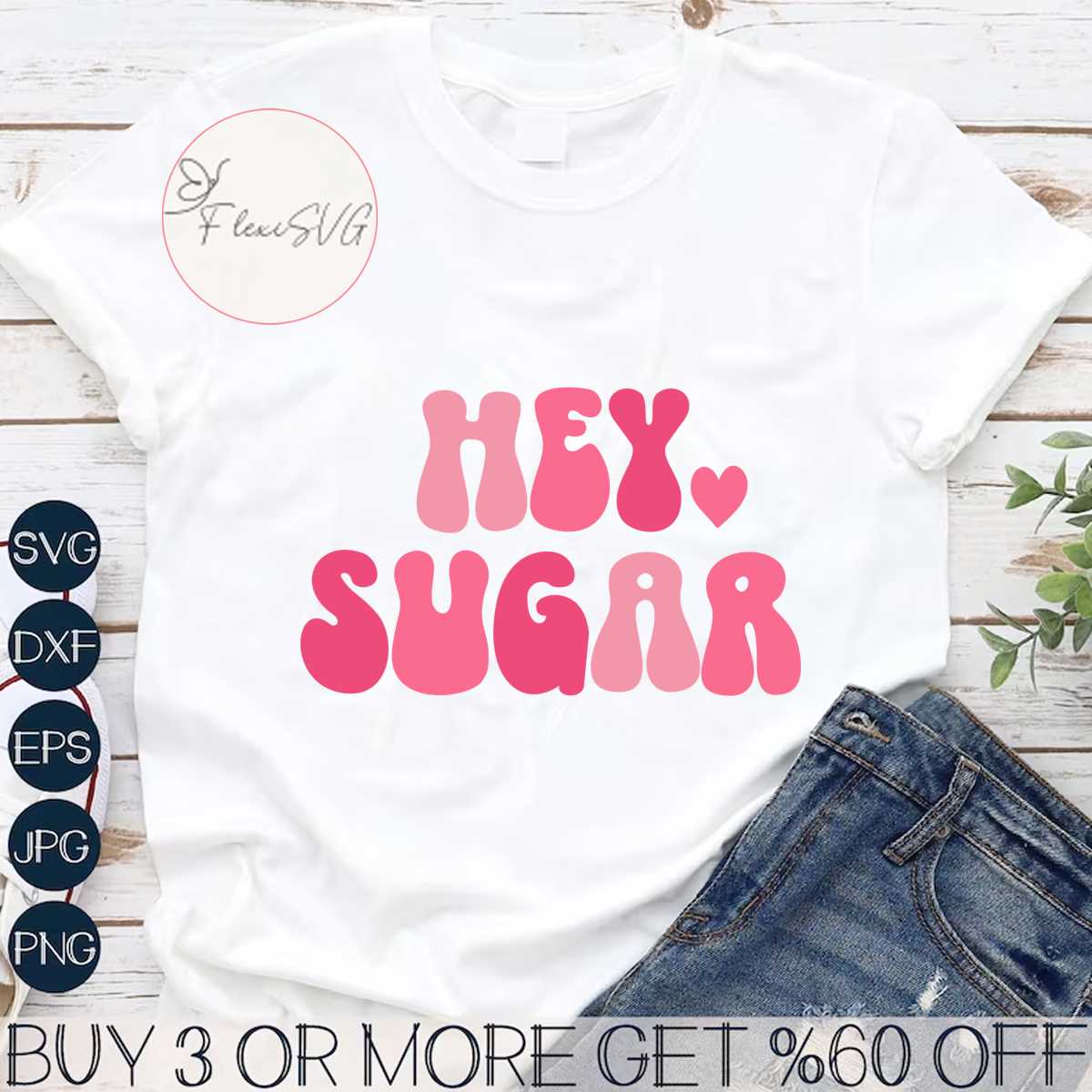 Hey sugar svg file, happy valentines day svg | Inspire Uplift