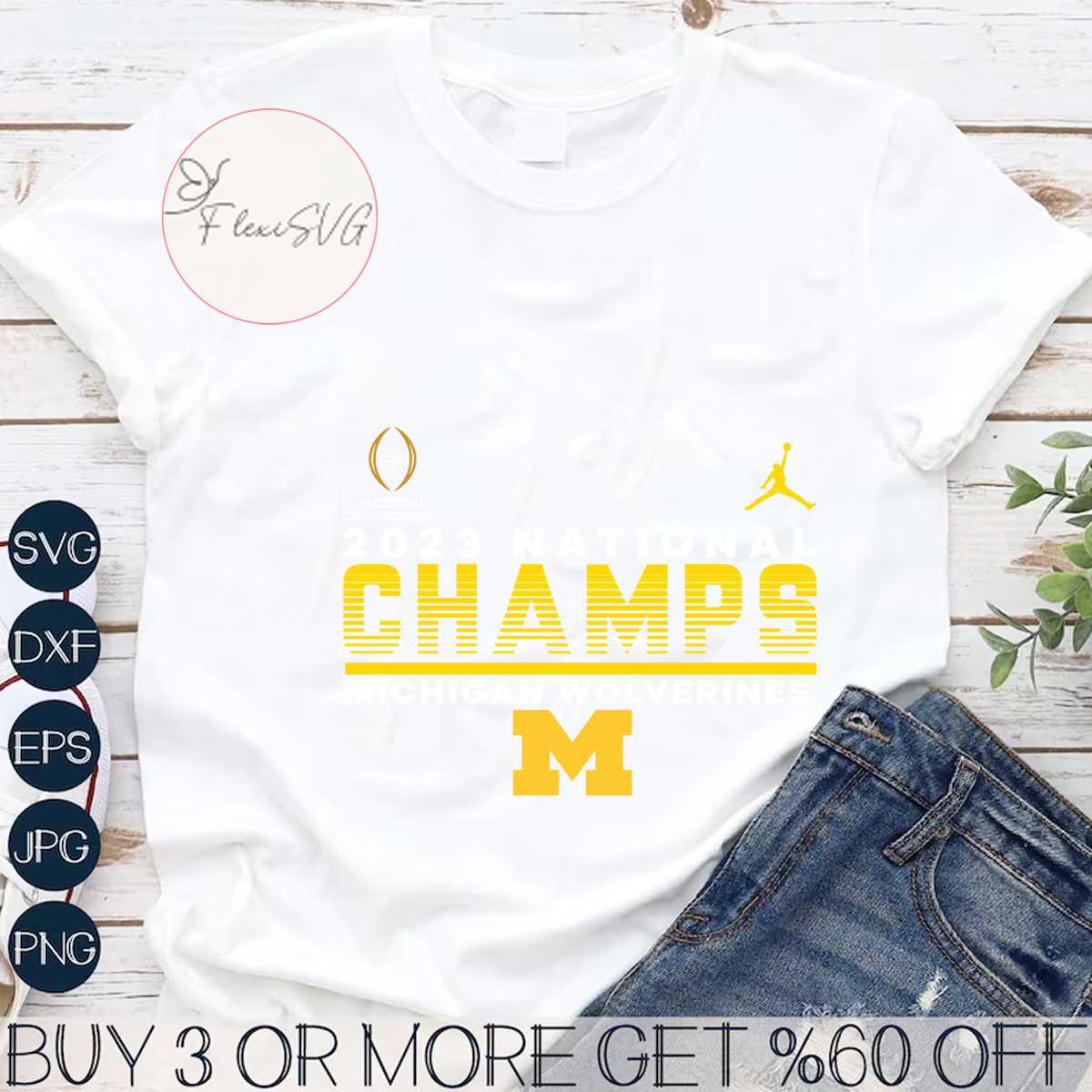 2023 National Champs Michigan Wolverines SVG | Inspire Uplift