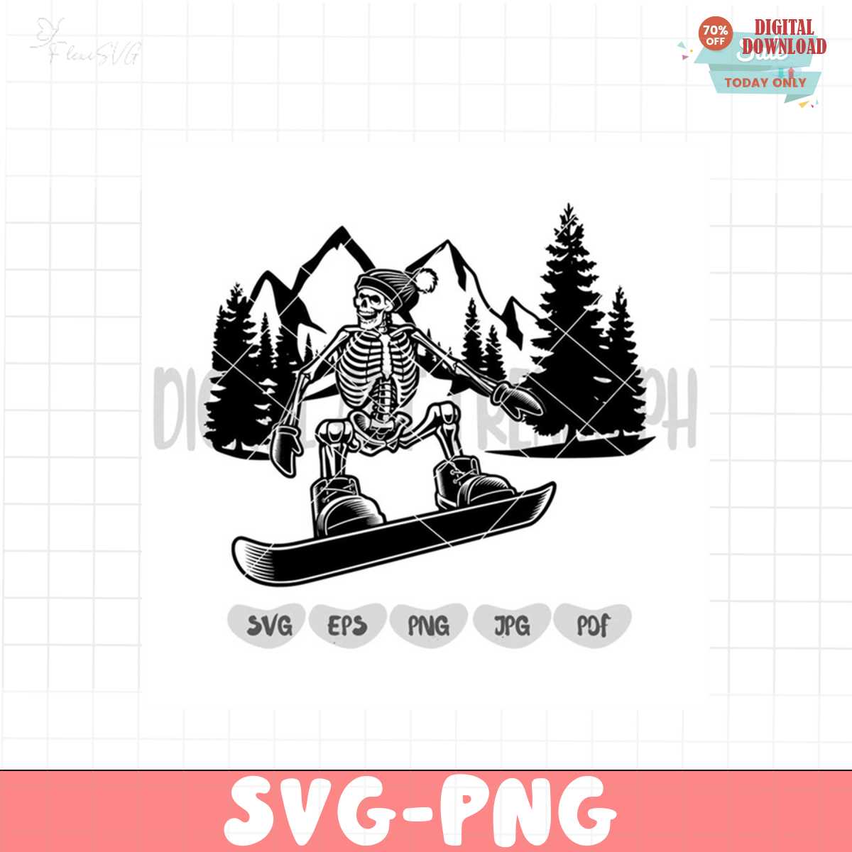 Skeleton snowboarding svg, Skeleton svg, snowboard svg, Skel | Inspire ...