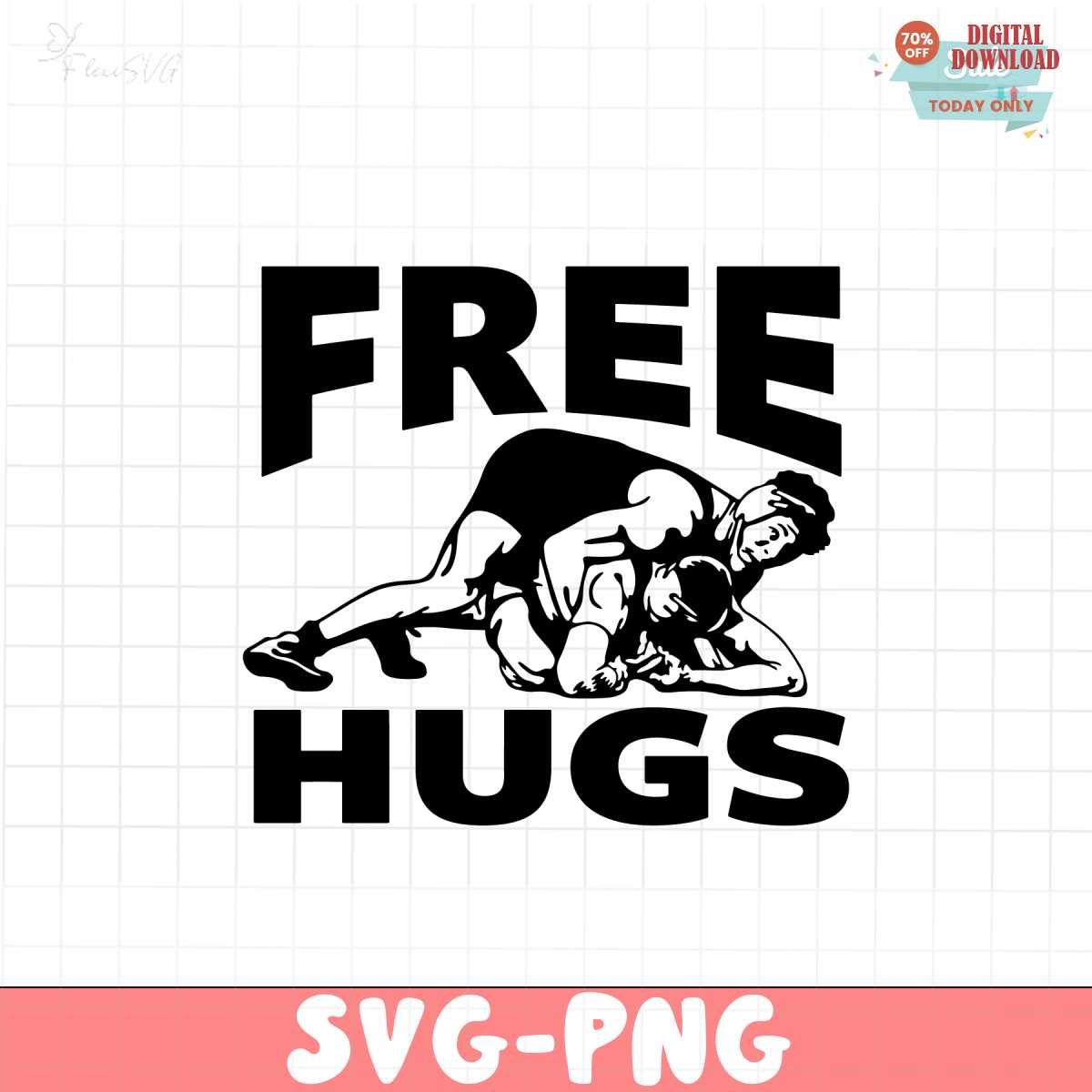 Free Hugs svg, Wrestling svg, Wrestle svg - Cuttable and Pri | Inspire ...