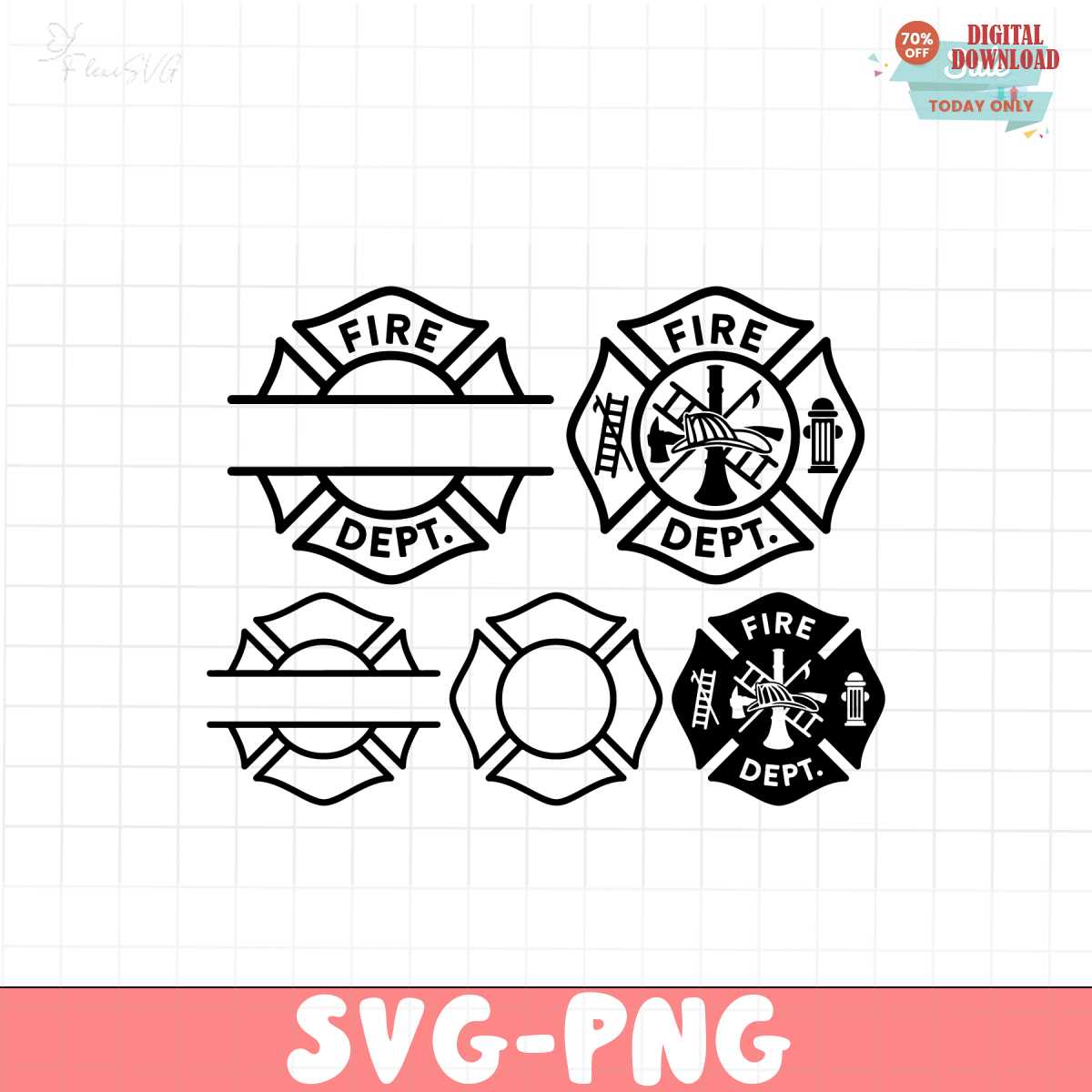 Fire Department SVG, Firefighter Svg, Fireman Svg, Fire Resc | Inspire ...