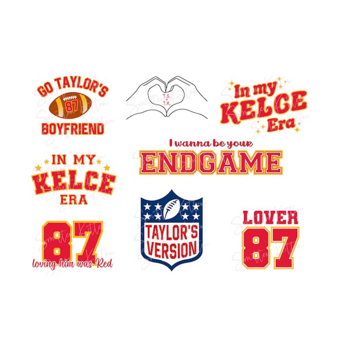 Taylor Swift - Travis Kelce - Chiefs - Swifties - Bundle - K | Inspire ...
