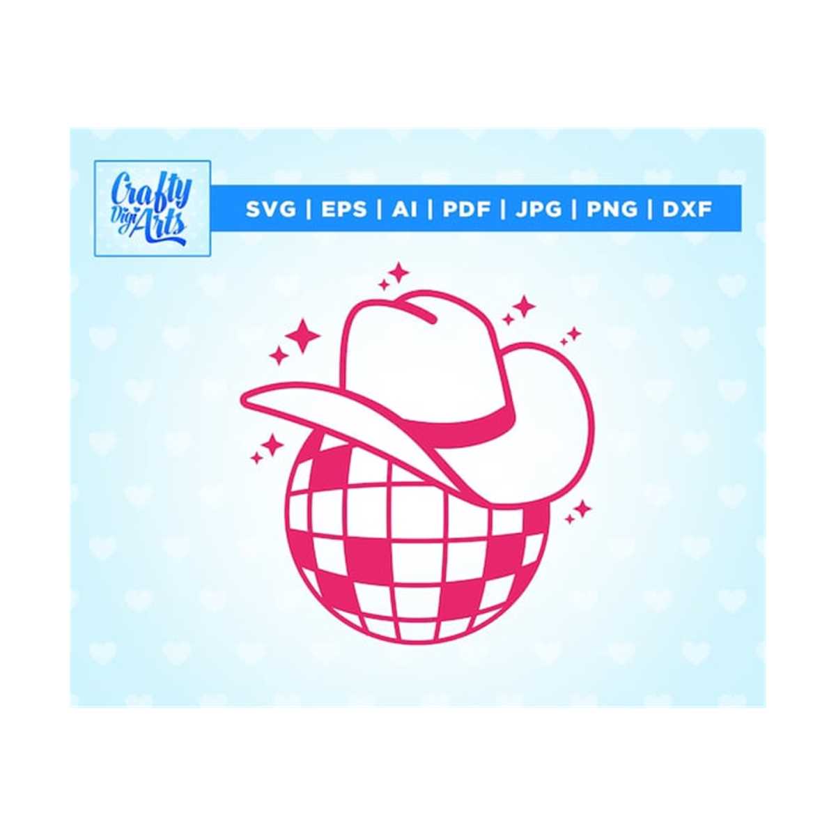 Disco Cowgirl SVG, Disco Cowboy Svg, Cowboy Hat Svg, Disco B - Inspire ...