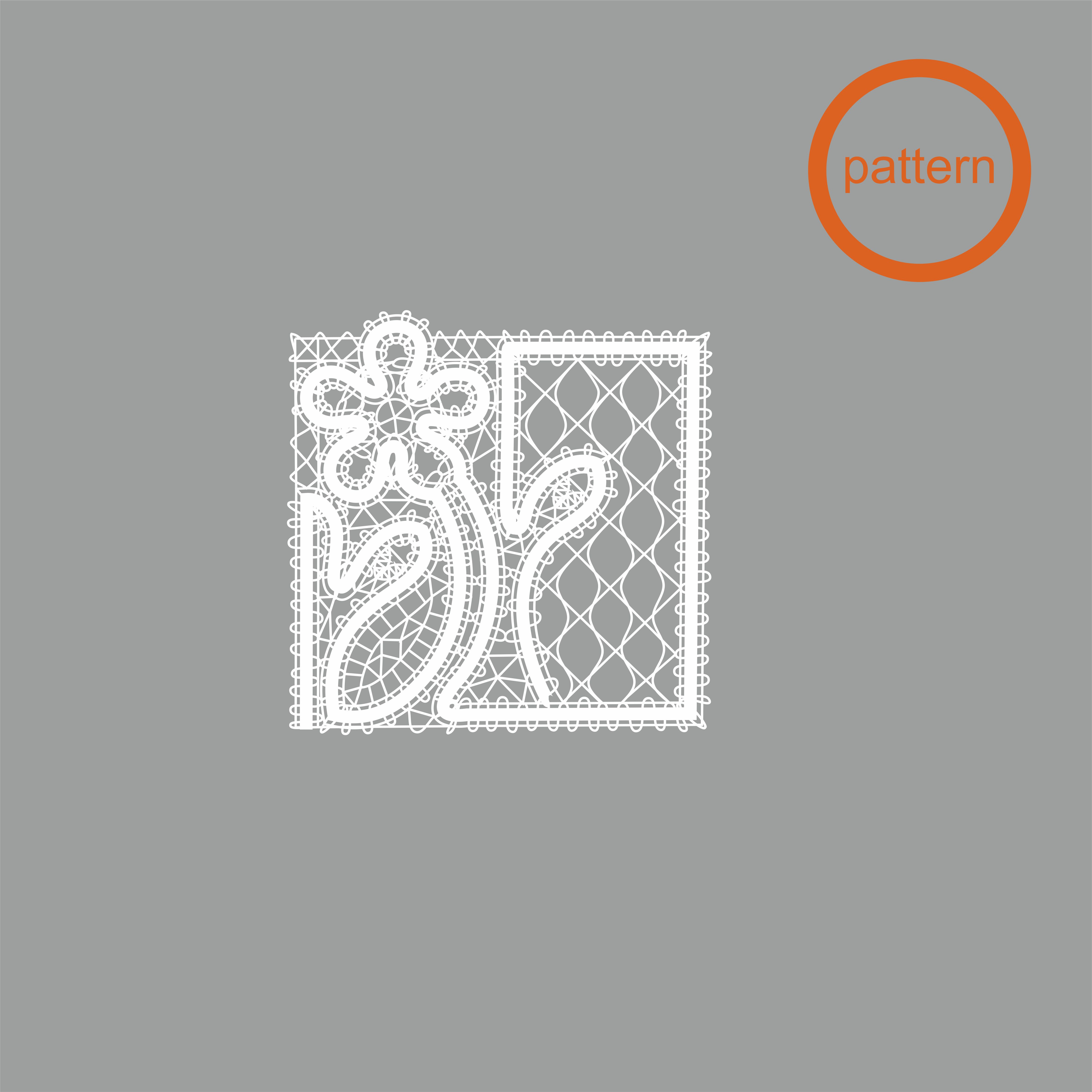 Bobbin lace Flower pattern Ornament pattern PDF Instant down | Inspire Uplift