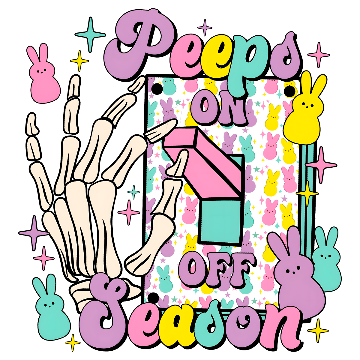 Groovy Peeps Season Mode On PNG | Inspire Uplift