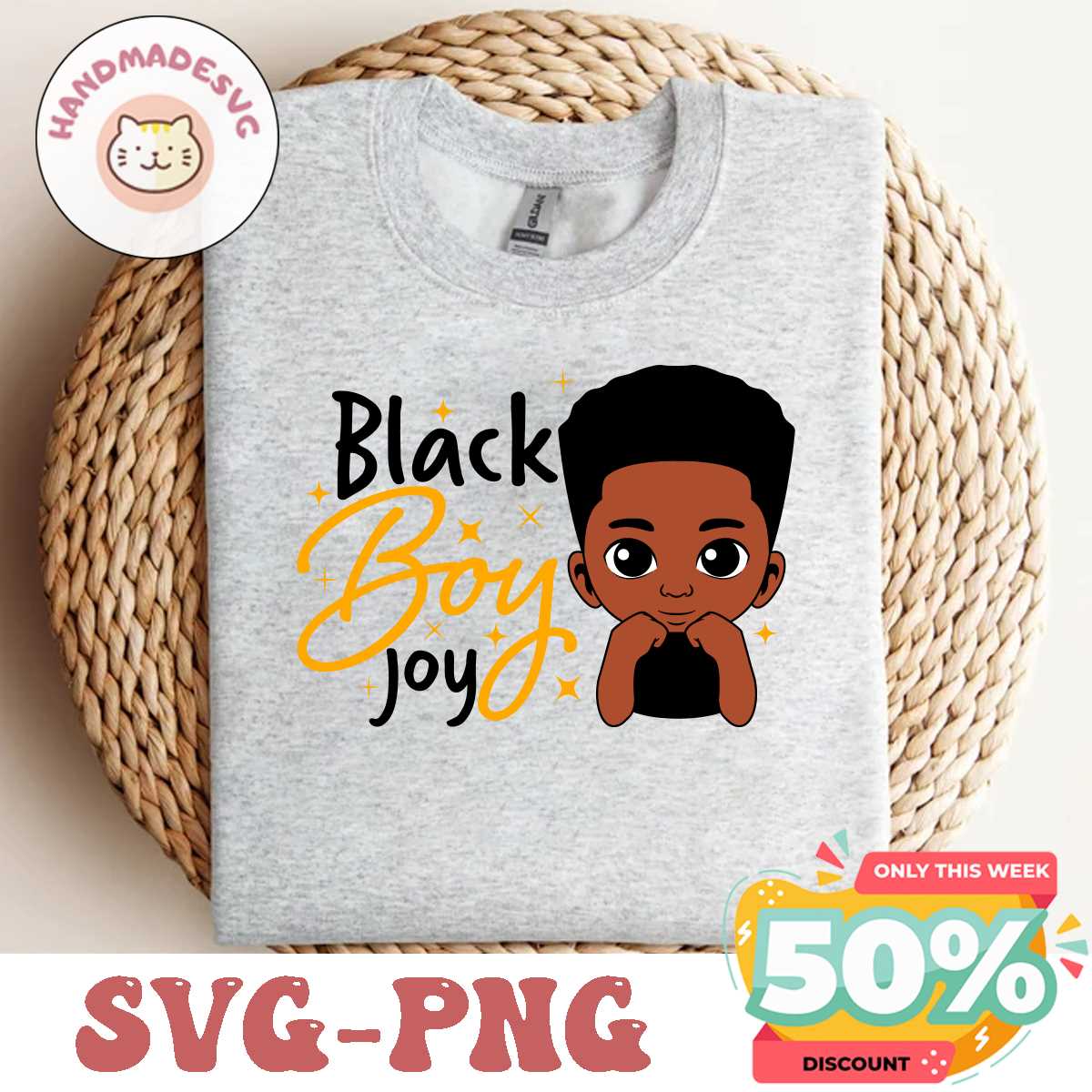 Black Boy Joy 4, african american svg, black kid svg, afro c | Inspire ...