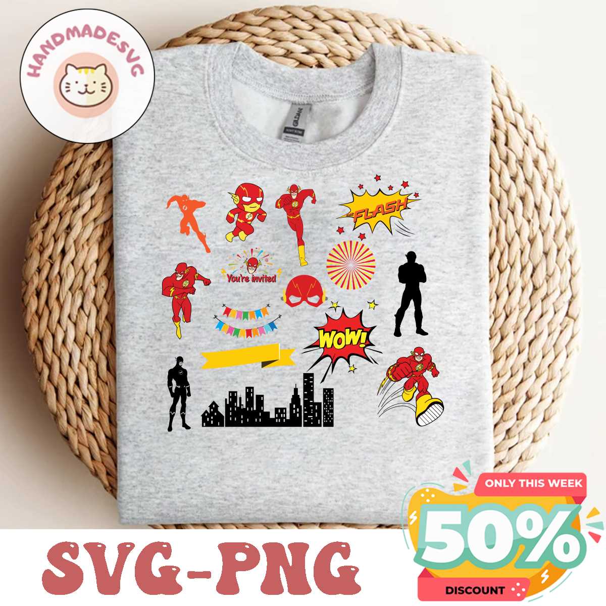 The Flash SVG Bundle/Flash Mask,/DIY Invitation/ T shirt des | Inspire ...