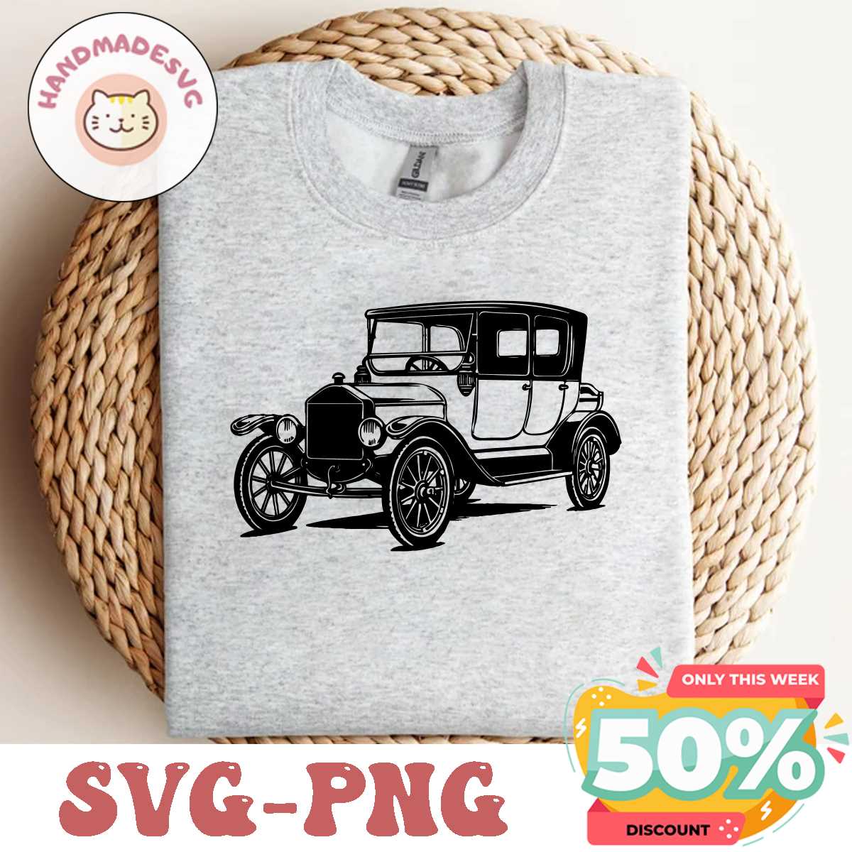 Ford Model T SVG file | cut file for cricut | printable png| | Inspire ...