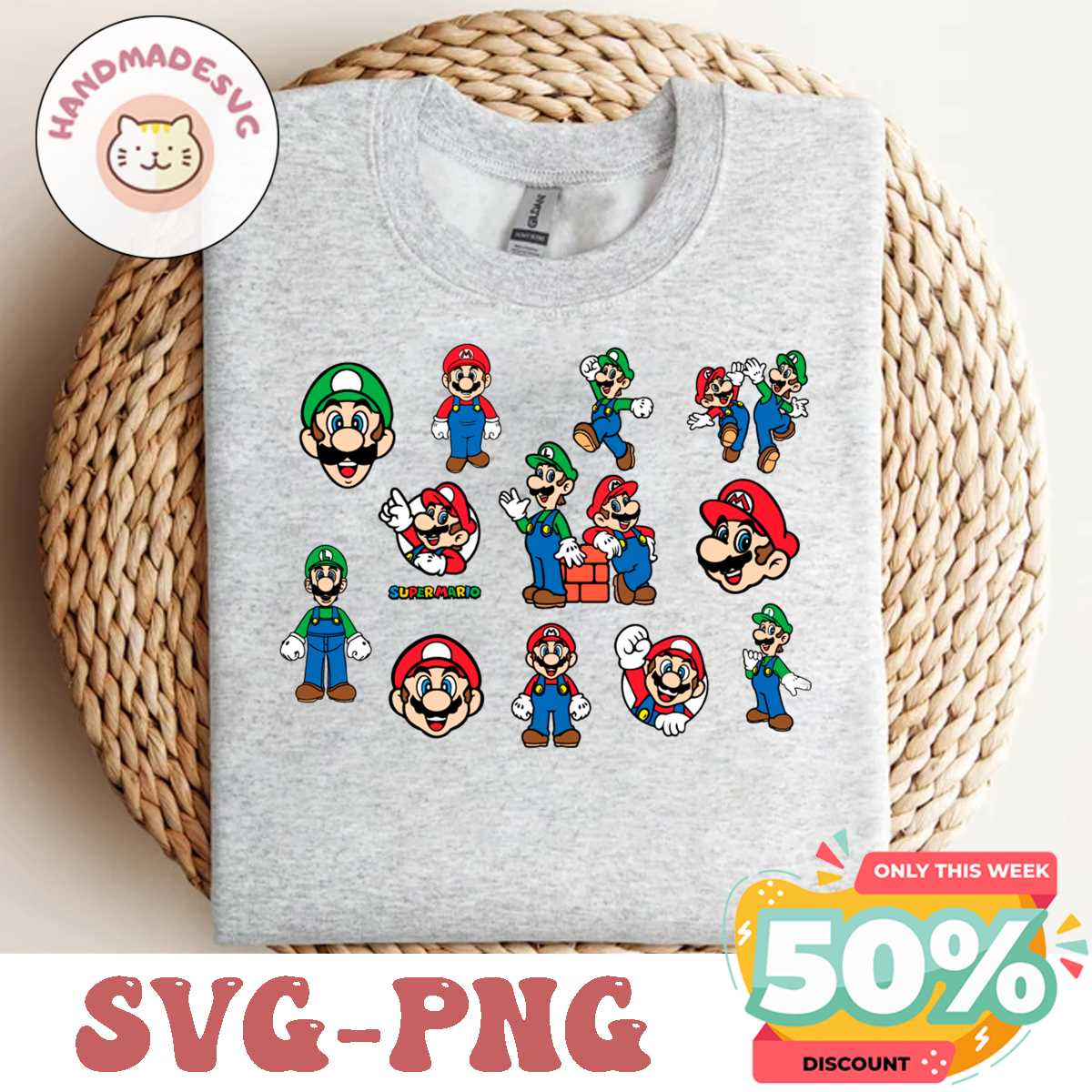 Super Mario Svg, Mario Svg Bundle, Mario Bros Svg, Super Mar | Inspire ...