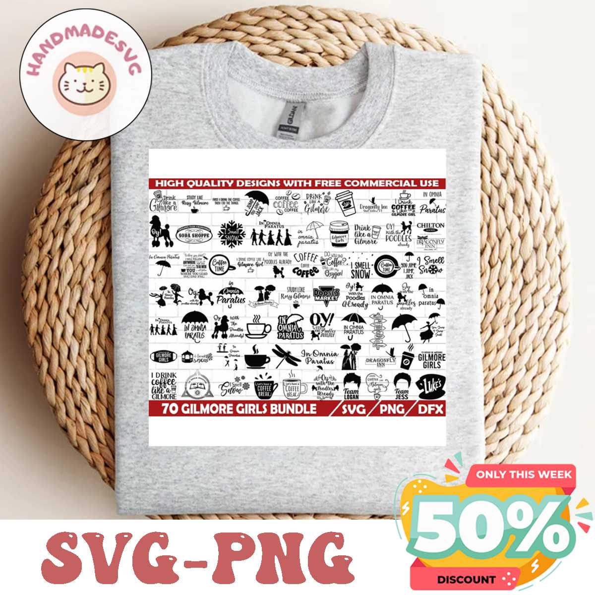 Gilmore Girls Svg, In Omnia Paratus Svg, Gilmore Girls Quote | Inspire ...