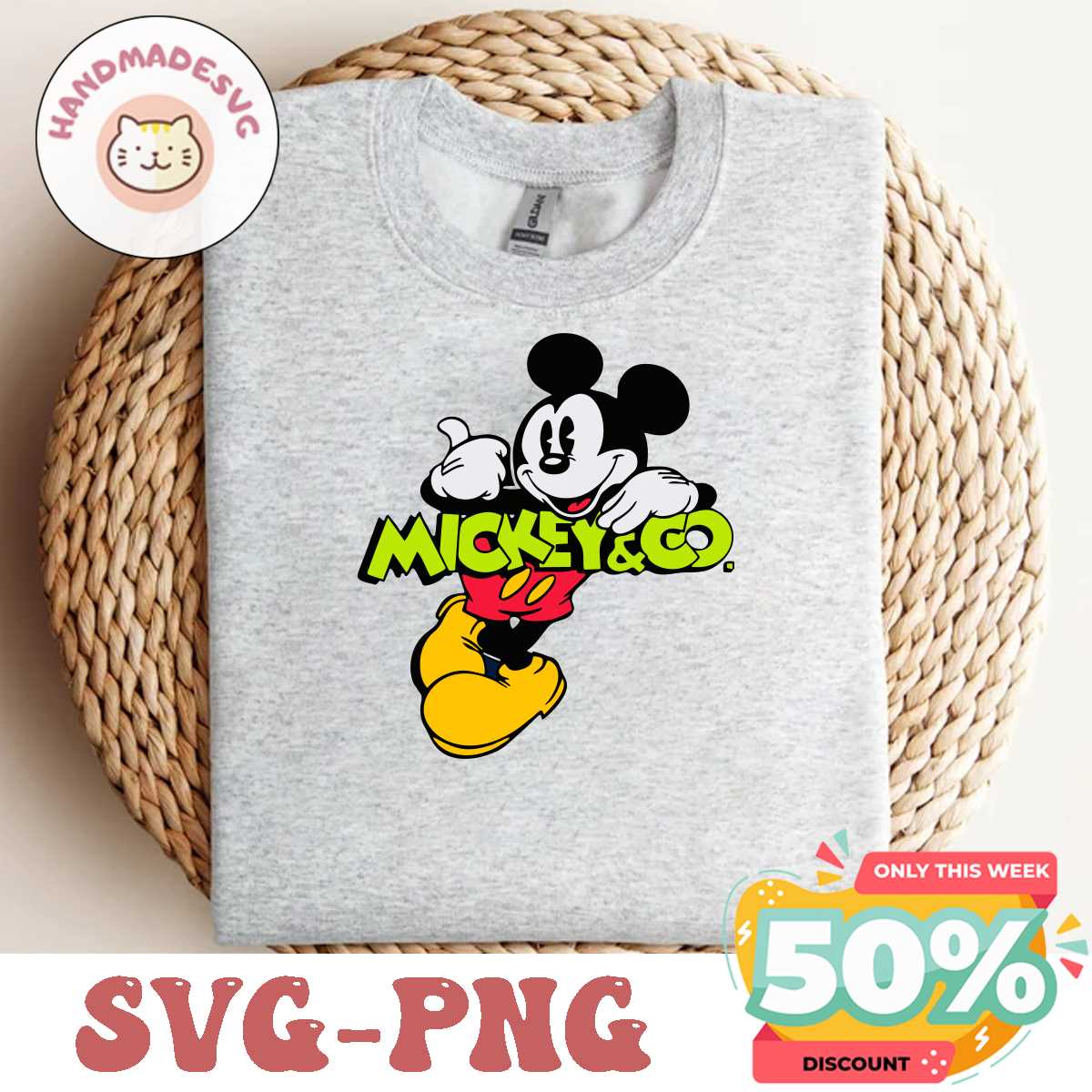 Mickey & Co. SVG / PNG / PDF / Digital Download | Inspire Uplift