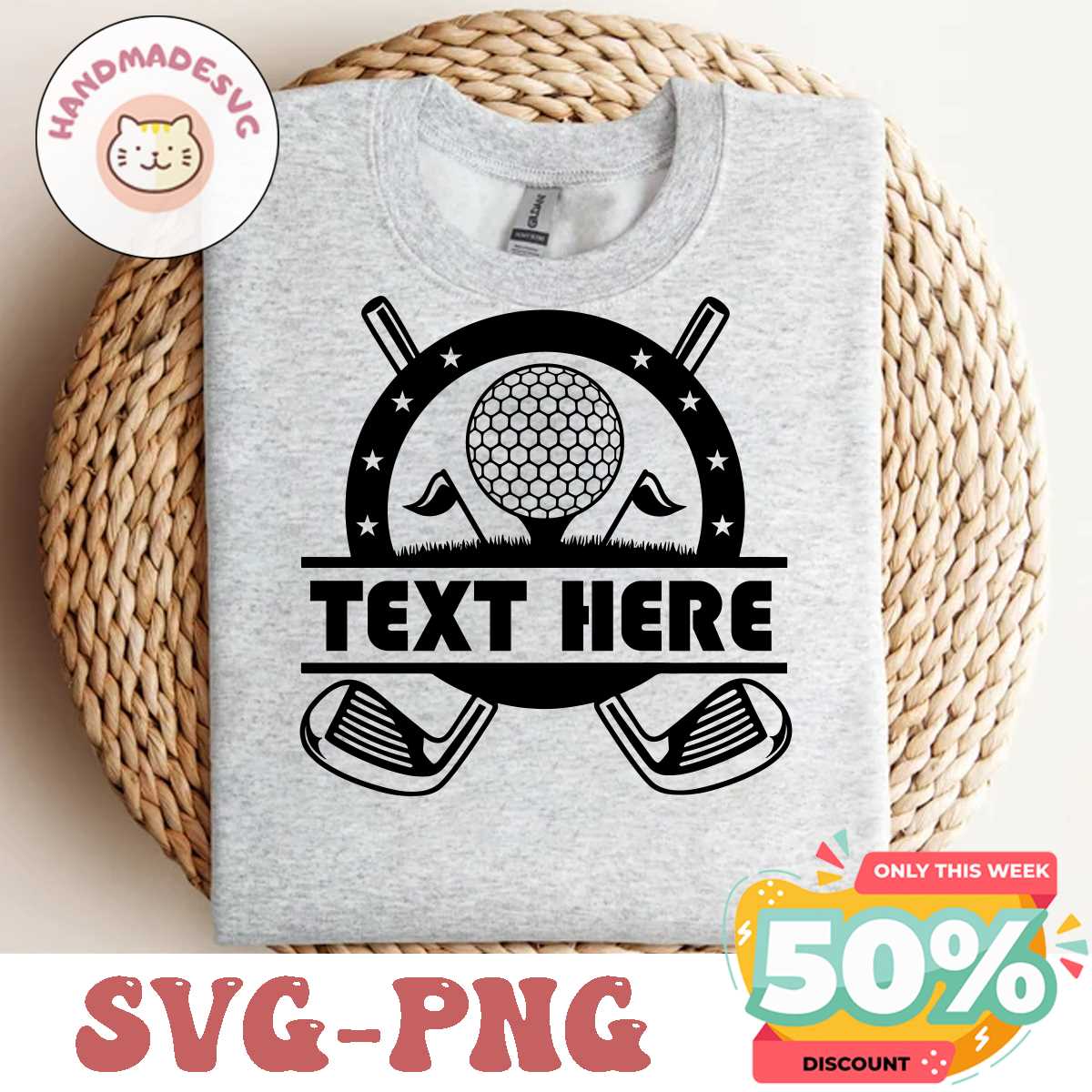 Golf Svg | Golf Name Frame Svg | Golf Clipart | Golf Ball Sv | Inspire ...