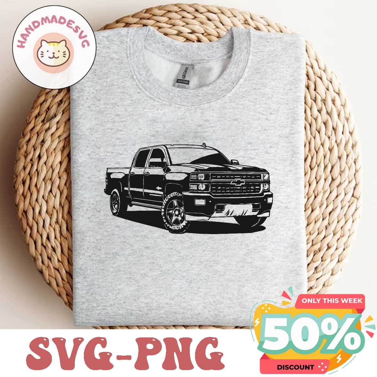 Chevrolet Silverado SVG file | cut file for cricut | printab | Inspire ...