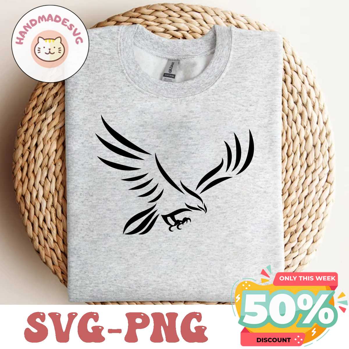 Eagle SVG for cutting machines, SVG Files, Clipart, Circut, | Inspire ...