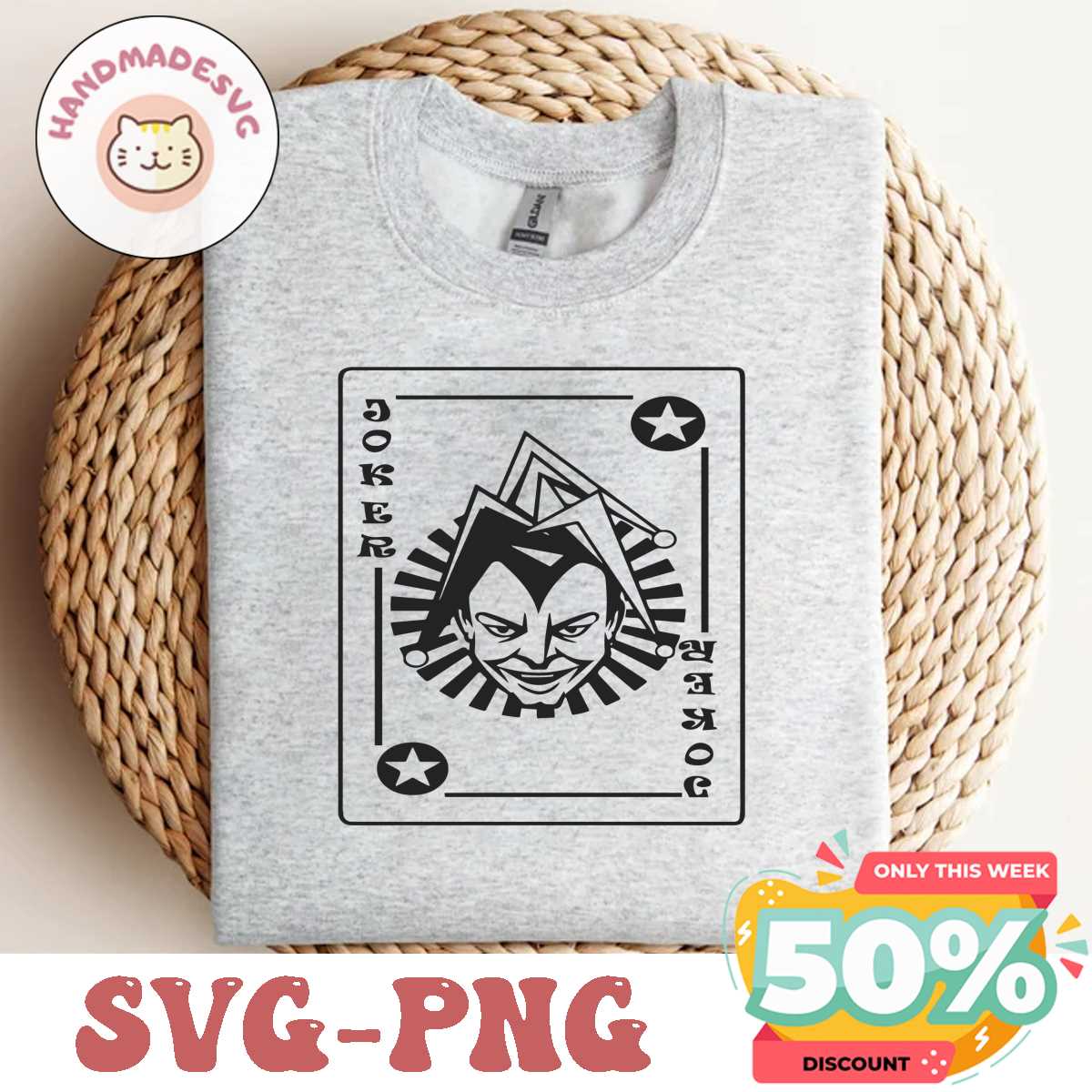 Joker card svg, Joker card png, Joker card pdf, Joker playin | Inspire ...