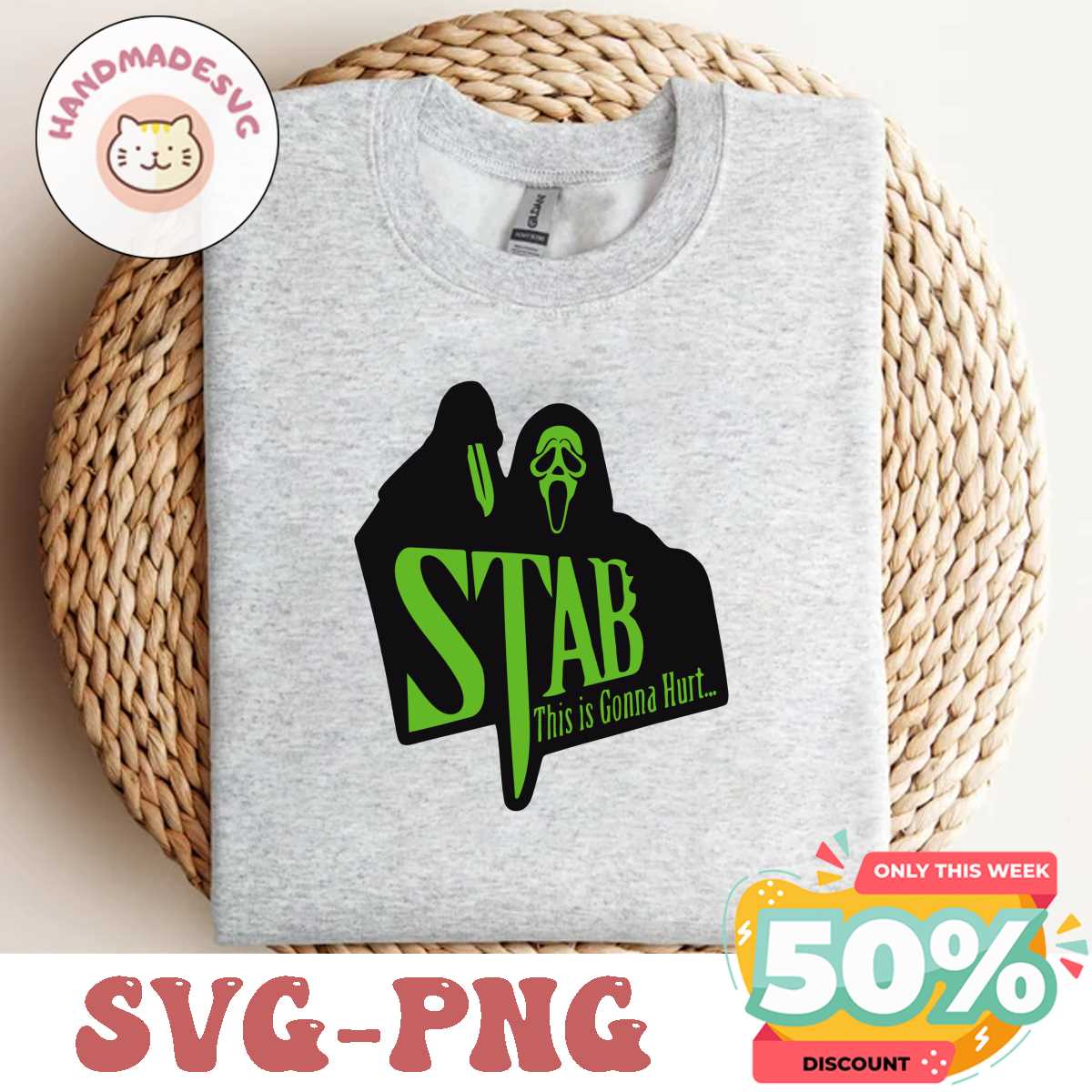 STAB Svg Png Eps This is Gonna Hurt Svg Scream svg | Inspire Uplift