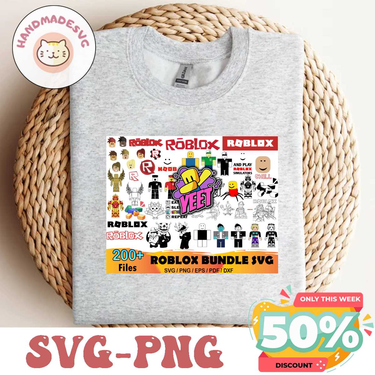 200 Files Roblox Bundle SVG | Inspire Uplift