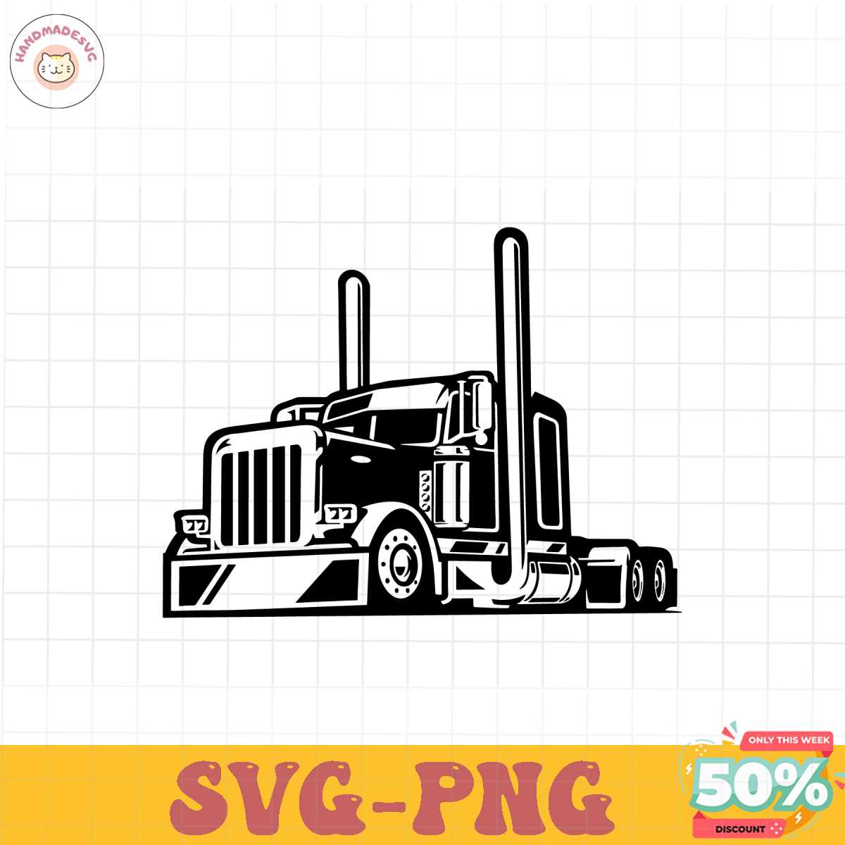Semi truck Svg, Semi Truck Png, Truck Driver Png, Trucker Sv | Inspire ...
