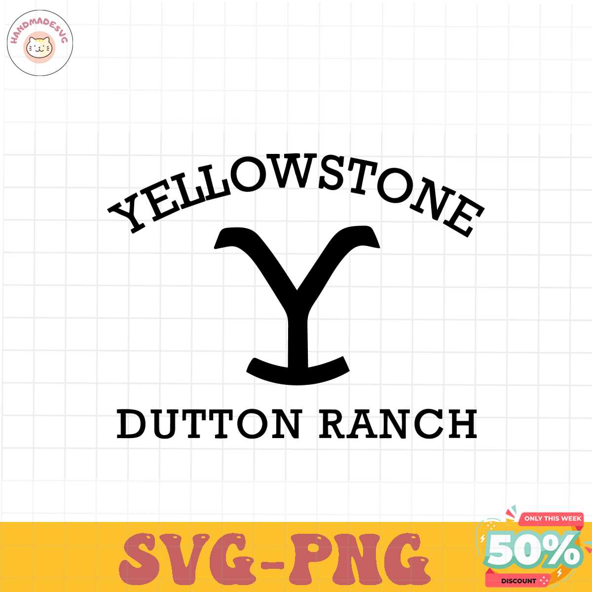 Retro Yellowstone Dutton Ranch SVG | Inspire Uplift