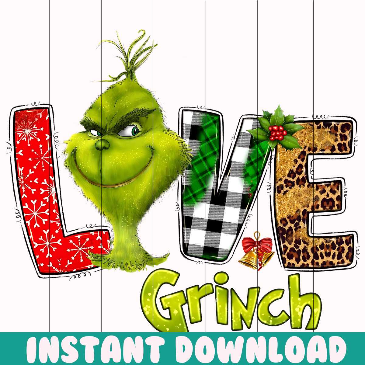 Grinch Love Png| Grinch png | The Grinch Png| Christmas Subl | Inspire ...