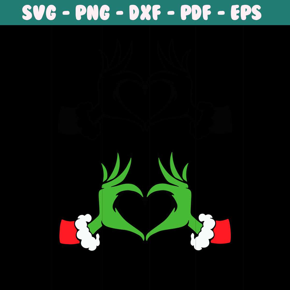 Grinch Hand svg Grinch heart svg Grinch Face svg Grinch svg | Inspire ...