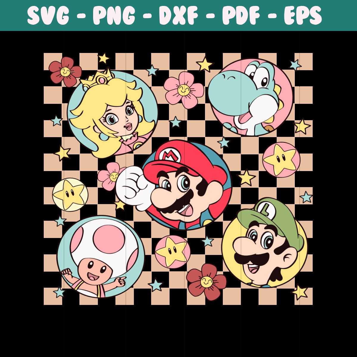 Retro Super Mario Bros Png, Super Mario Bros, Princess Peach | Inspire ...