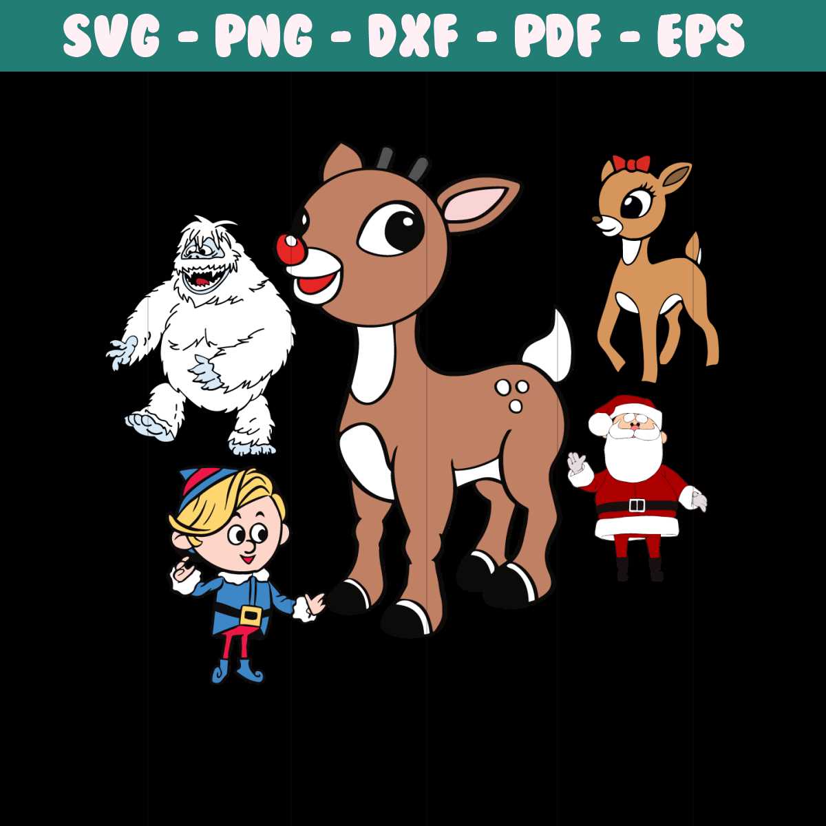Rudolphs svg, rudolph svg, rudolf the red nosed reindeer svg | Inspire ...