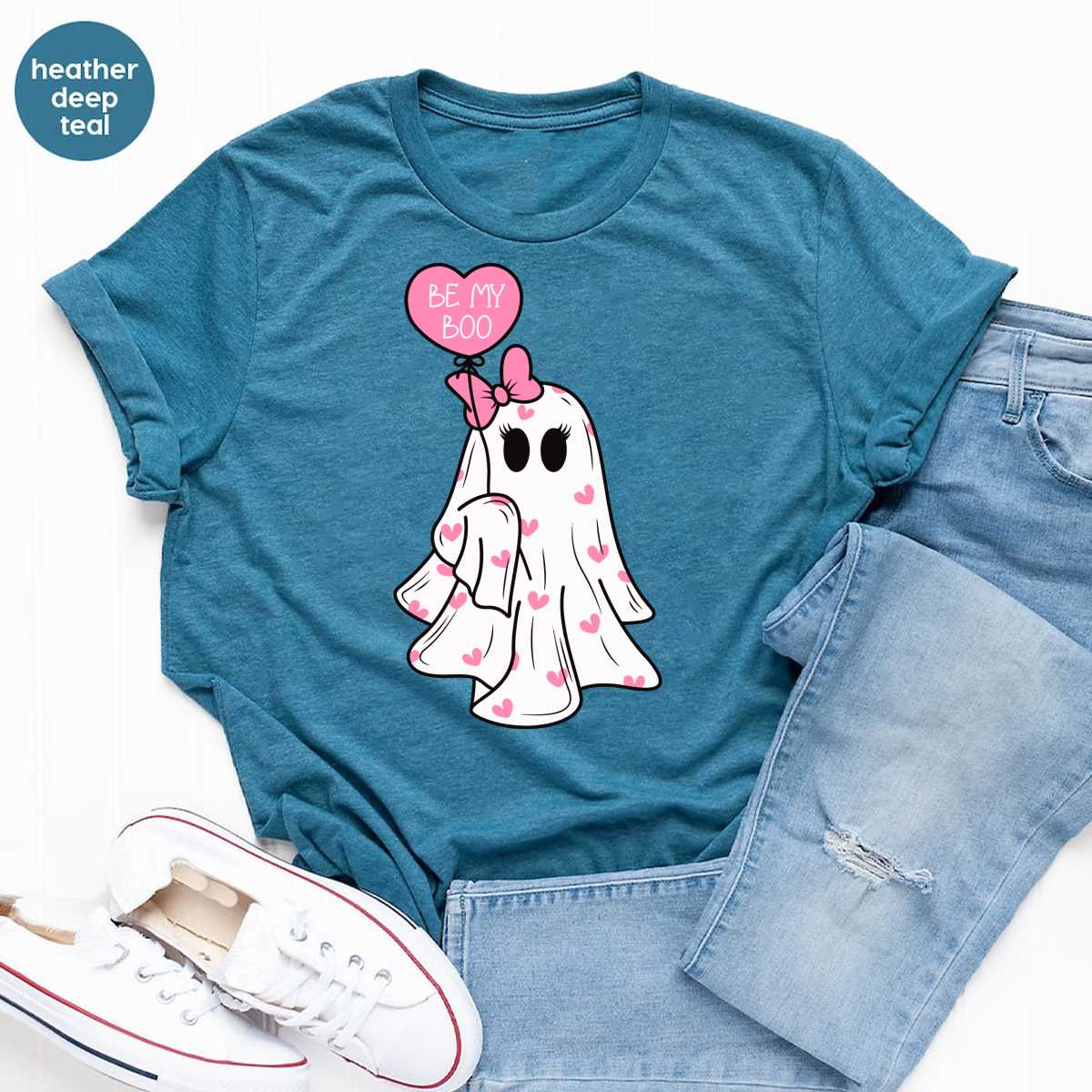 Valentines Ghost Be My Boo SVG | Inspire Uplift