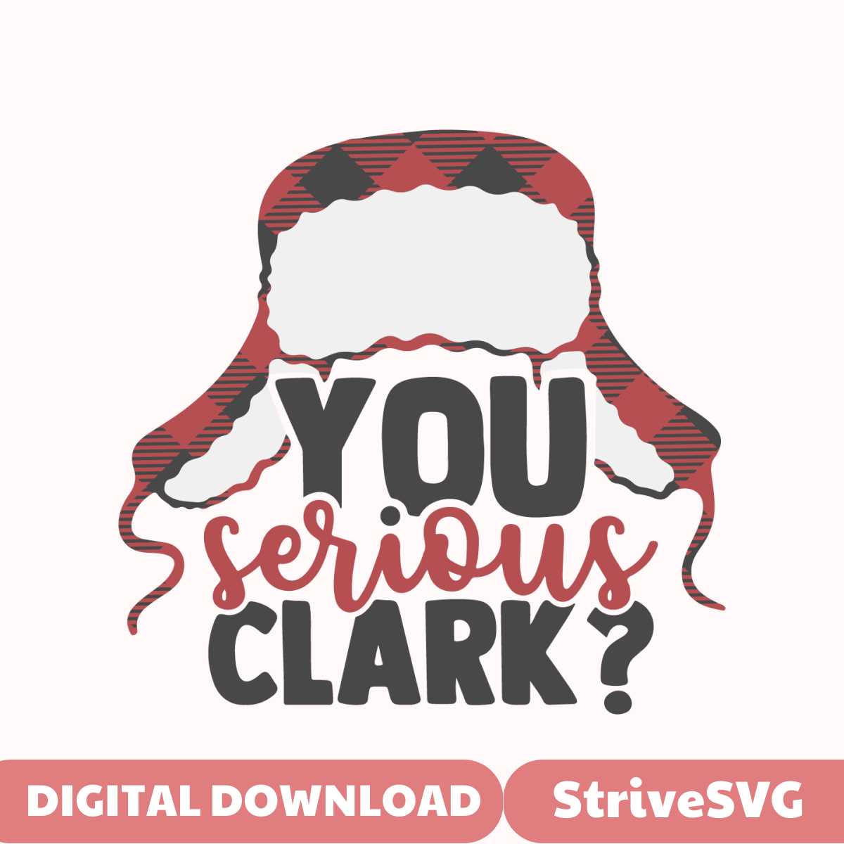You serious Clark SVG file DXF file Cut file Funny christmas - Inspire ...