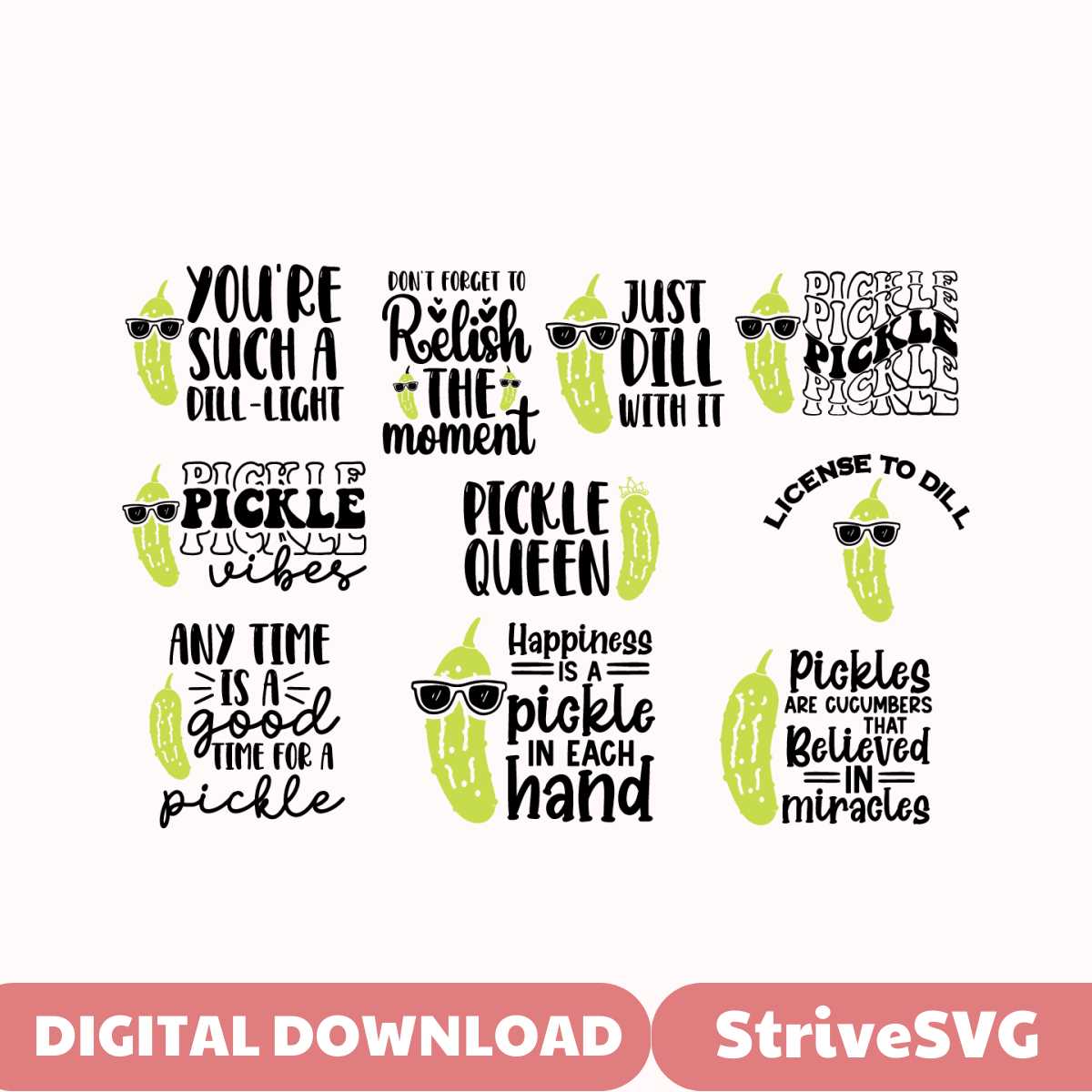 Pickle SVG, Pickle Png, Pickles Svg, I'm Kind of a Big Dill | Inspire ...