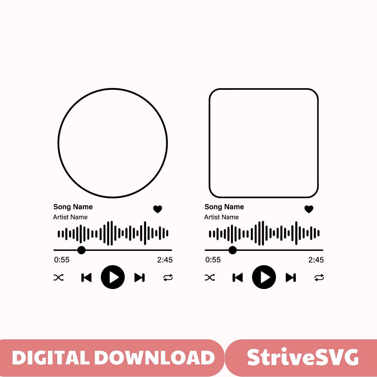 Music Player Svg, Spotify Png, Audio Control Play Buttons Dx | Inspire ...