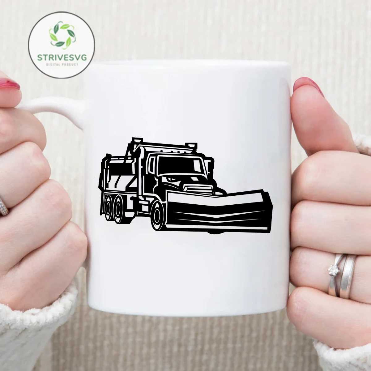 Snow Plow Truck SVG | Winter SVG | Snowplow Illustration Dra | Inspire ...