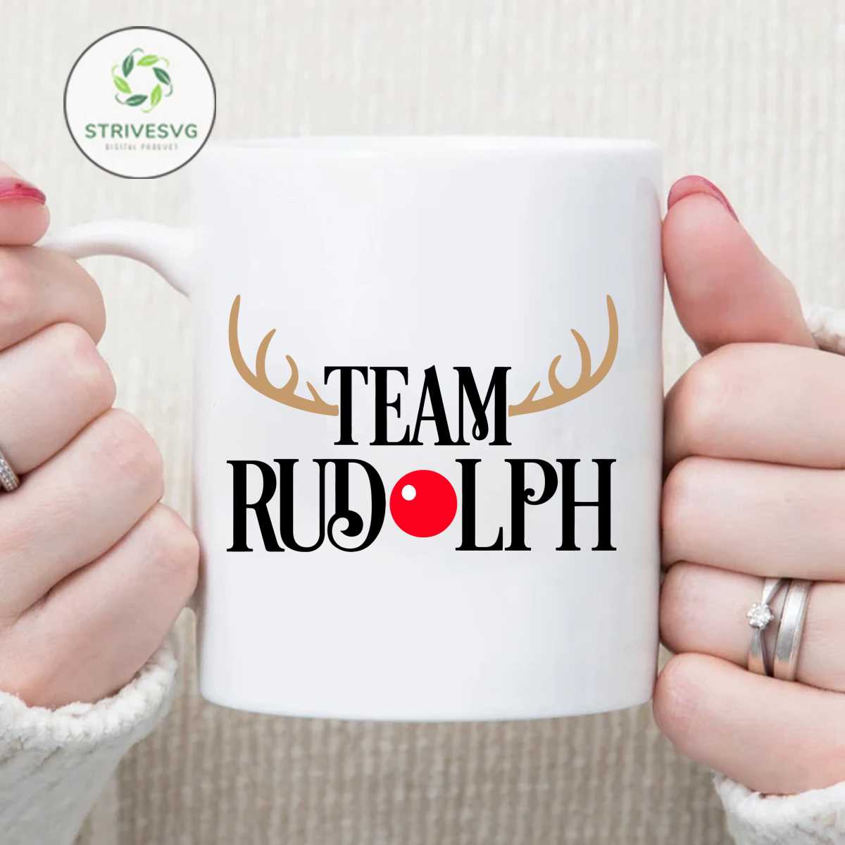 Reindeer SVG, Christmas SVG, Rudolph Svg, Team Rudolph Svg, | Inspire ...