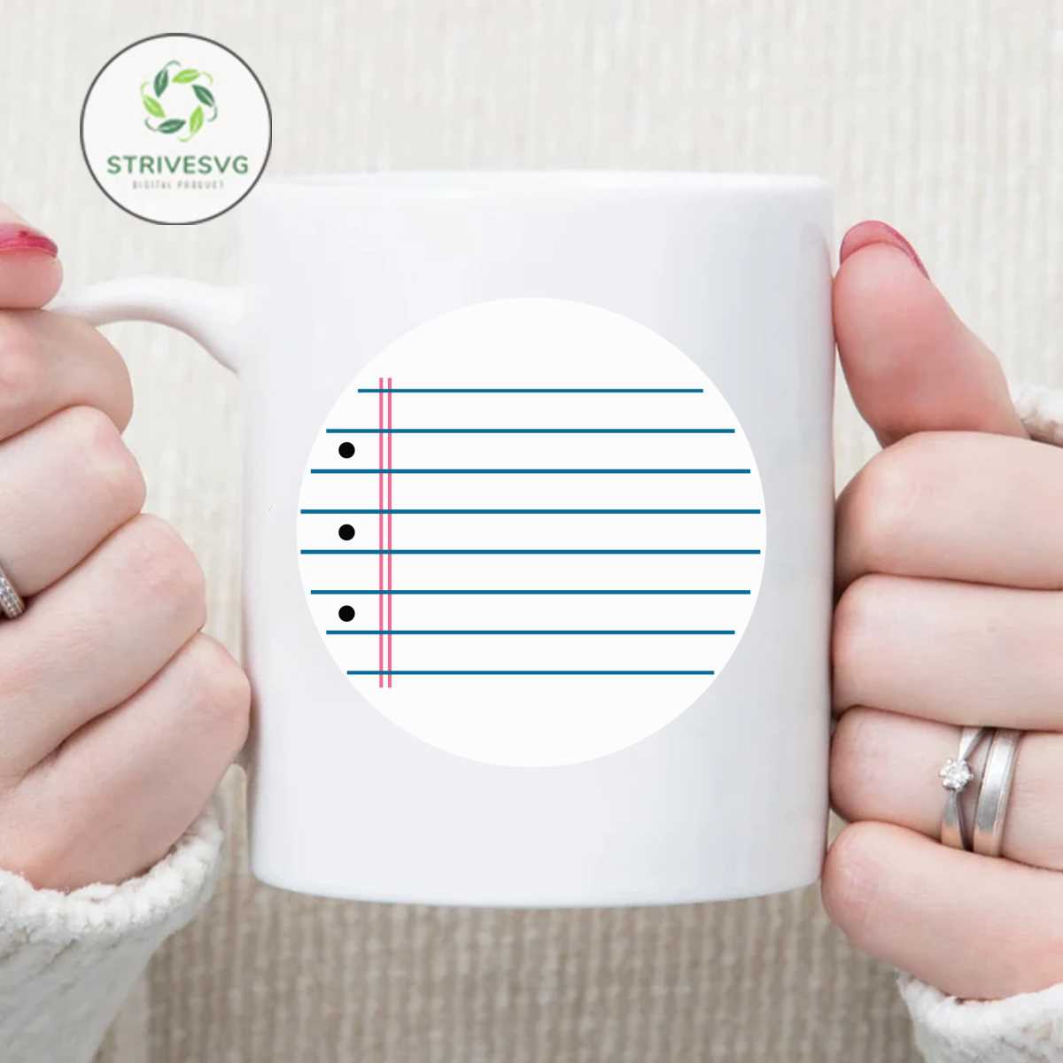 Notebook Paper Svg | Inspire Uplift