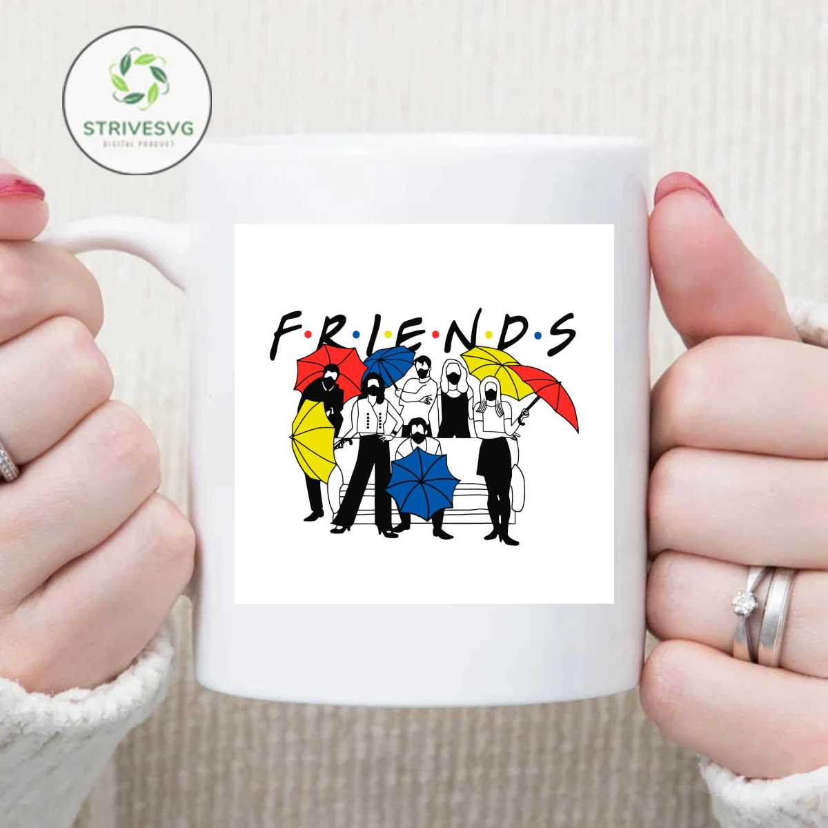 Mask Friends SVG Bundle, Friends TV show SVG bundle, Trendin | Inspire Uplift