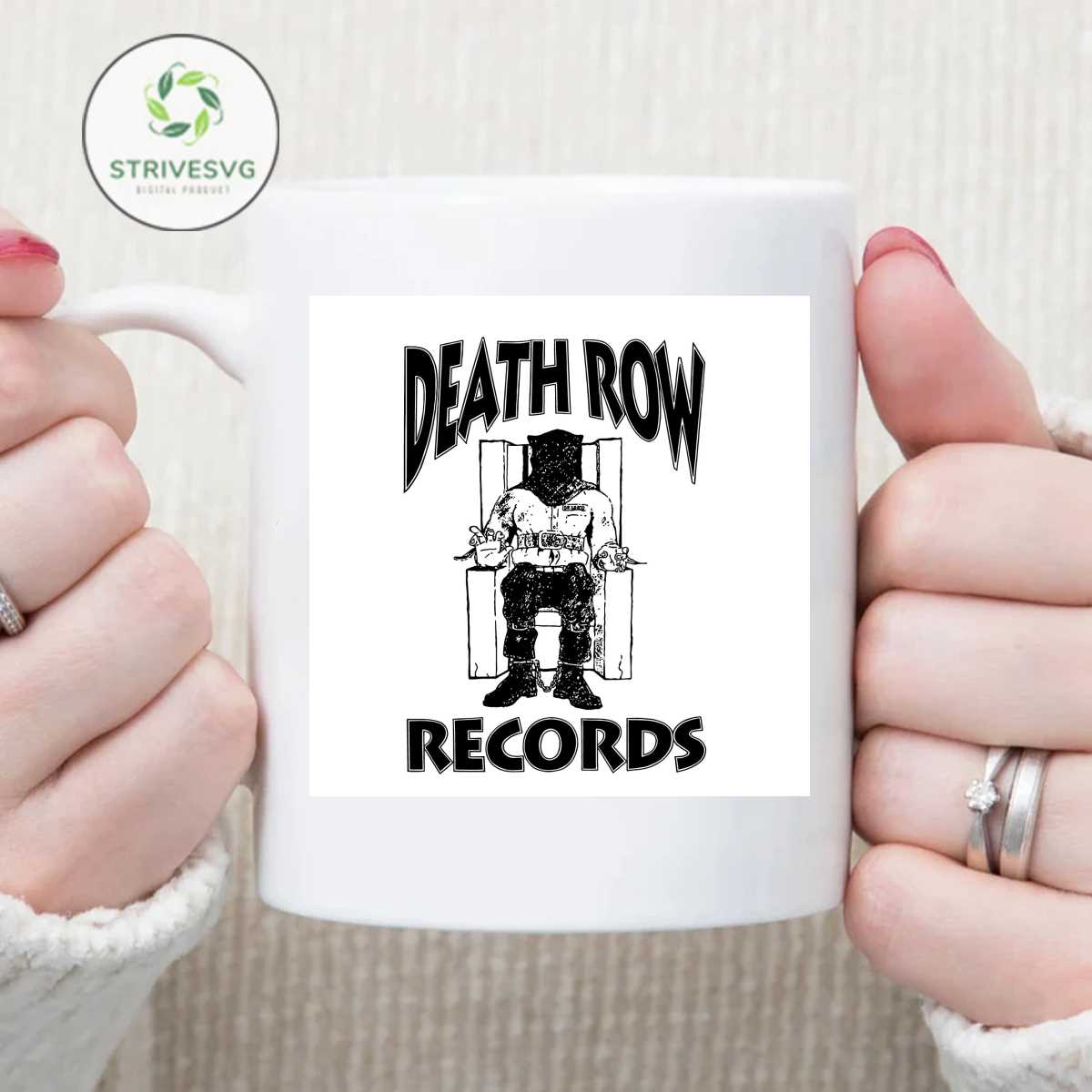 Death Row Records Black Logo Svg, Trending Svg, Death Row Sv | Inspire ...