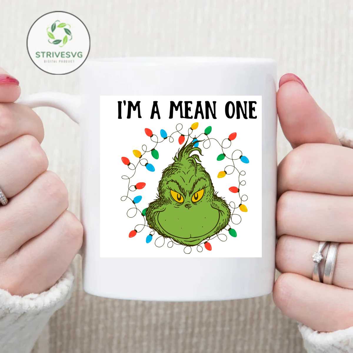 Im A Mean One Svg, Christmas Svg, The Grinch Svg, Grinchmas | Inspire ...