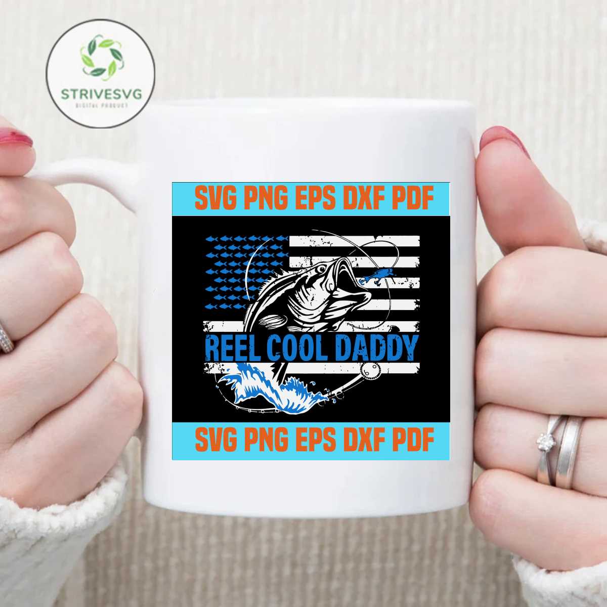 Reel cool daddy,papy svg,fathers day svg, fathers day gift,h | Inspire ...