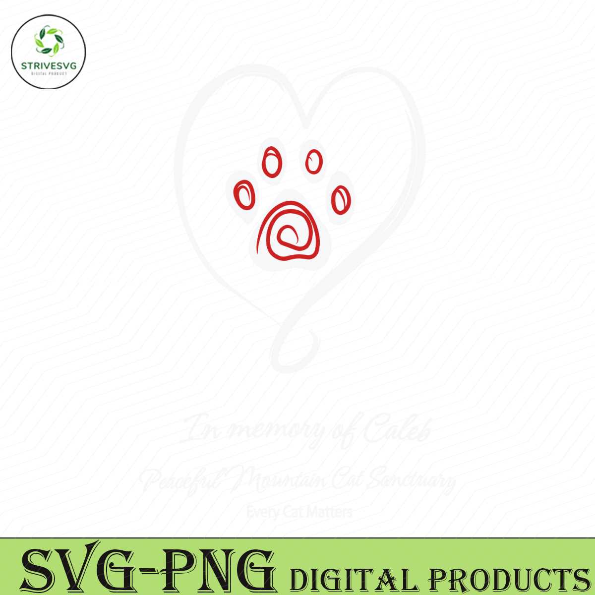 In Memory of Caleb Cat Matters SVG - Inspire Uplift