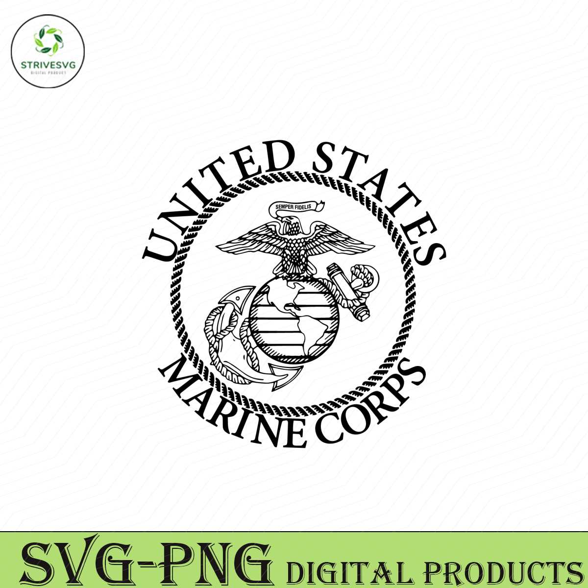 Emblem Of The United States Marine Corps SVG | Inspire Uplift